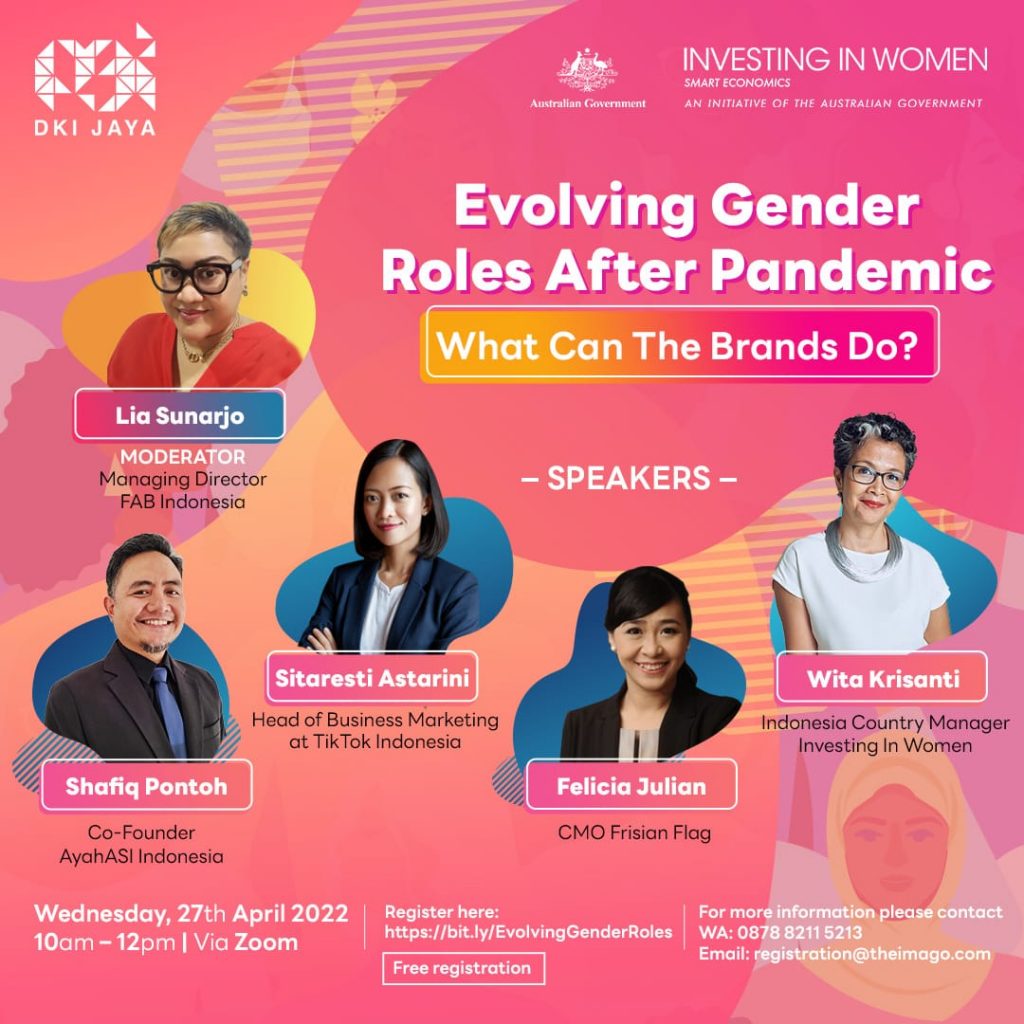 Keep up with shifts in gender roles during COVID-19, Indonesia ...